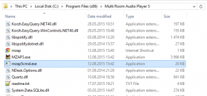 How to control Multi Room Audio Player via command line