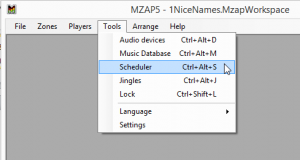 How to schedule Jingles - Multi Room Audio Player